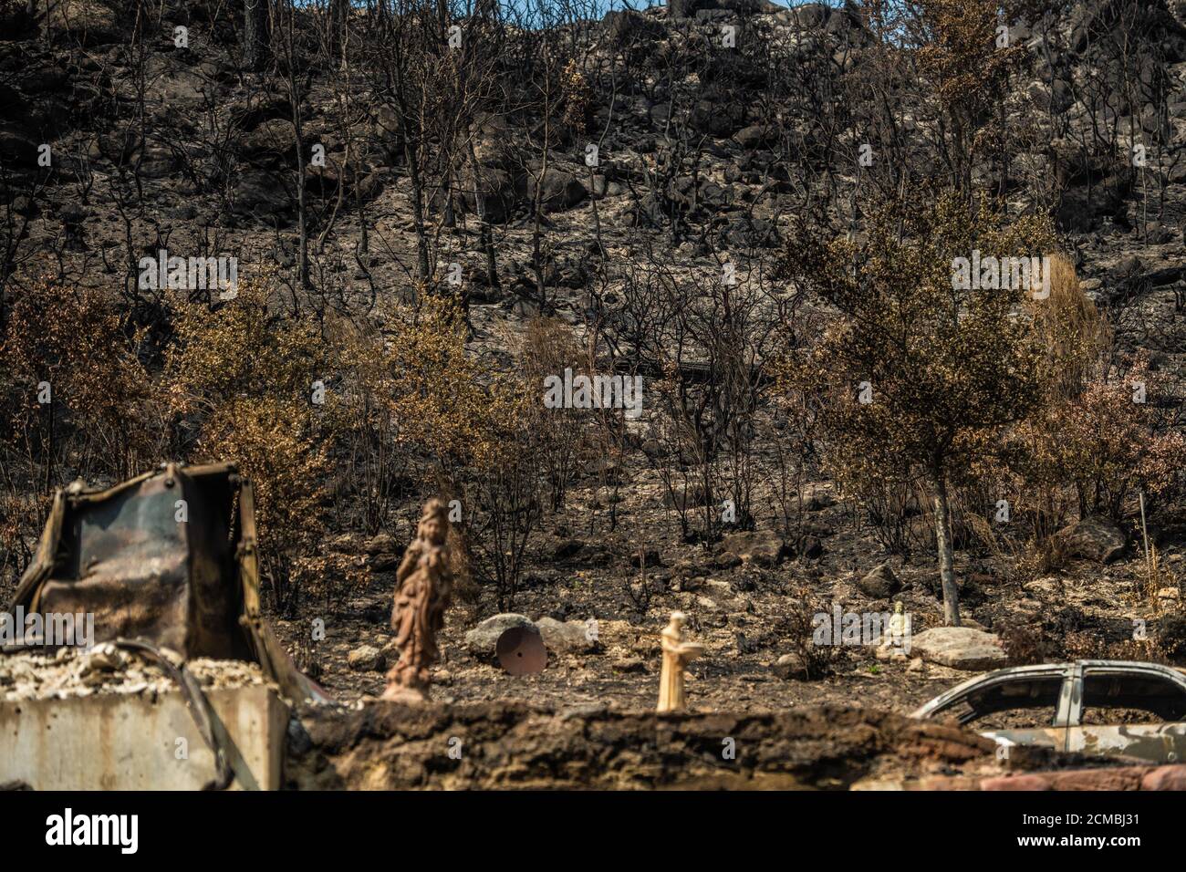 Bonny Doon, California, USA. 16th Sep, 2020. A general view of ...