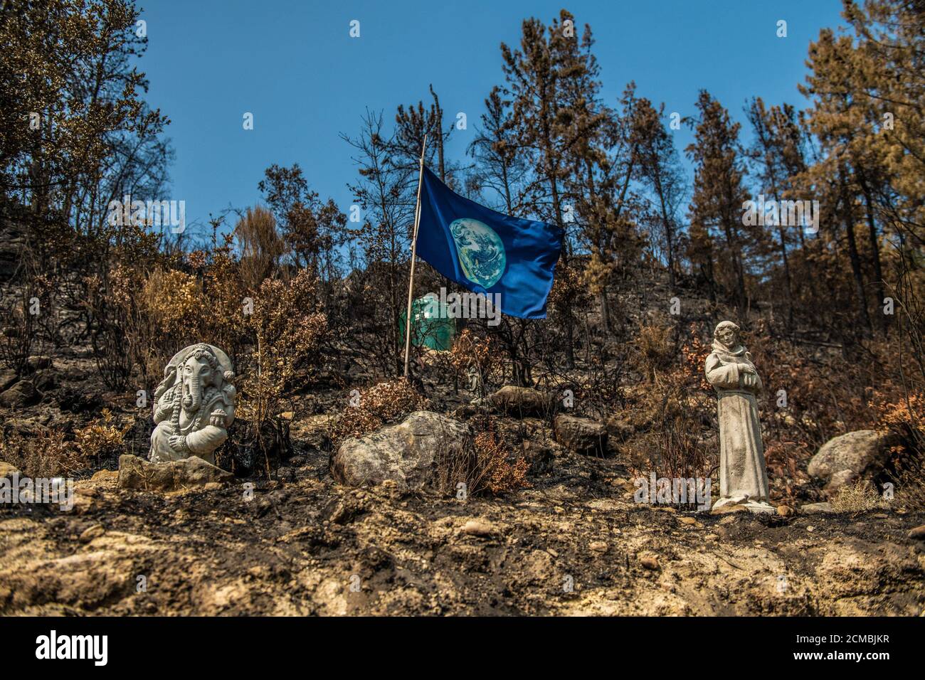 Bonny Doon, California, USA. 16th Sep, 2020. A general view of ...