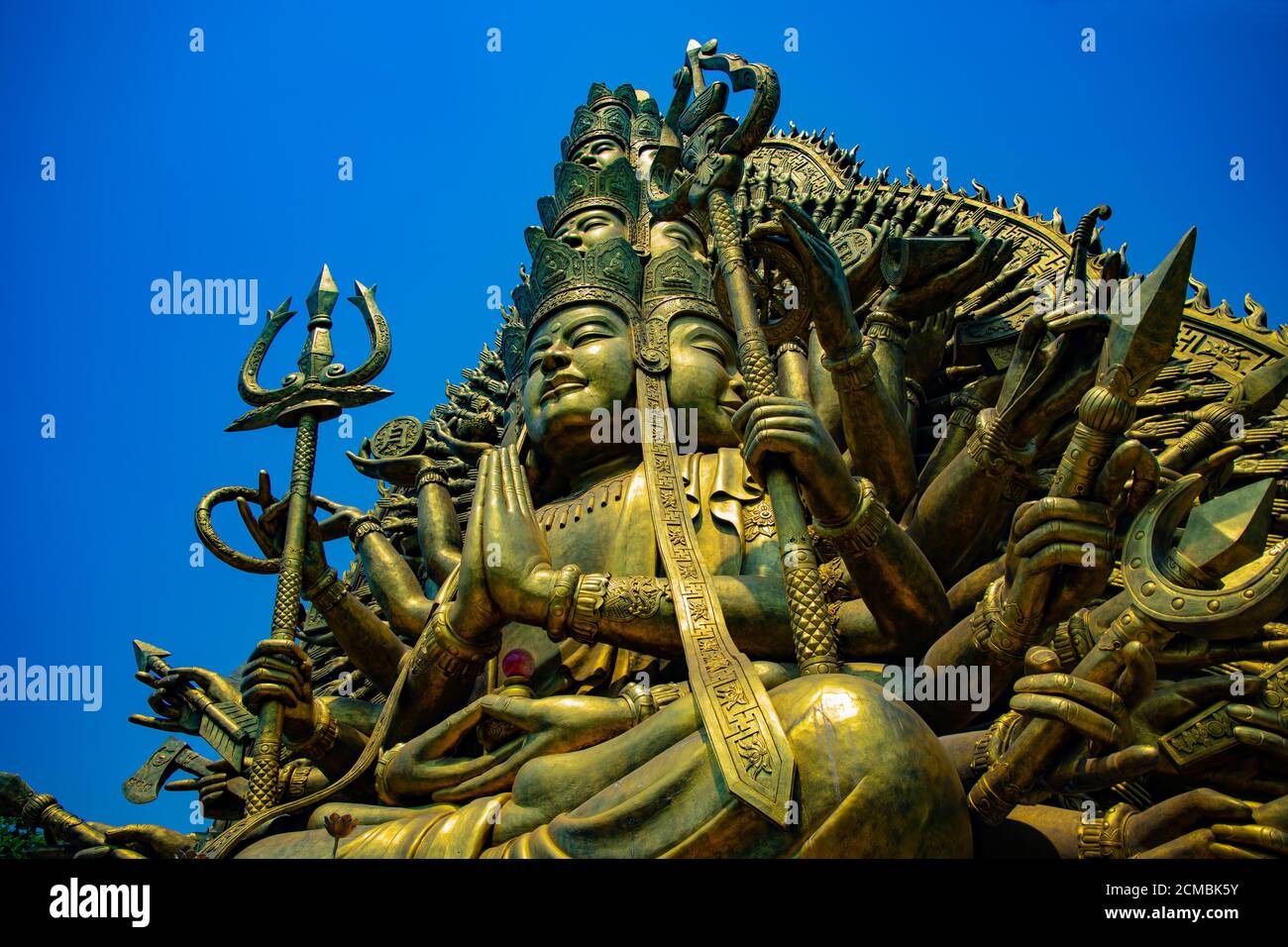 A Goddess of Mercy with a 1000 arms at Suoi Tien park in Ho Chi Minh ...