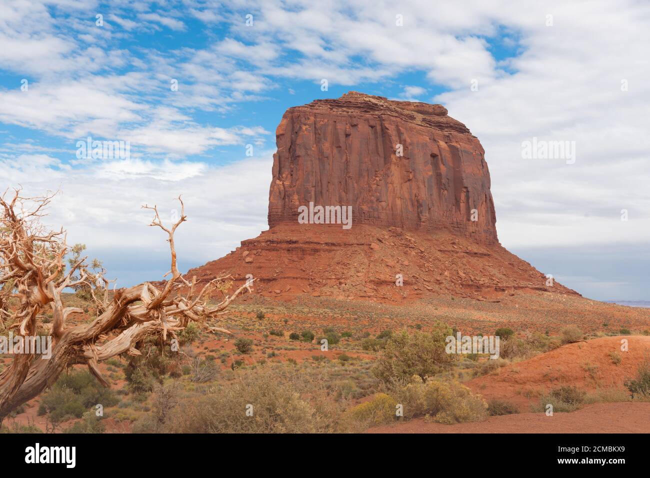 Monument Valley imposing rock structures of geological rock outcrops in ...