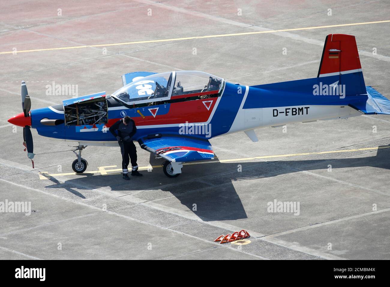 Pilatus pc 9 trainer aircraft hi-res stock photography and images - Alamy