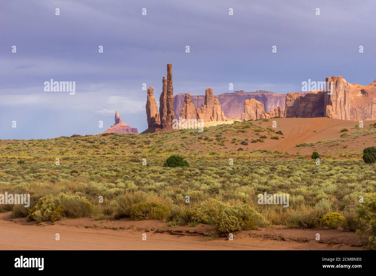 Monument Valley imposing structures of geological rock outcrops ...