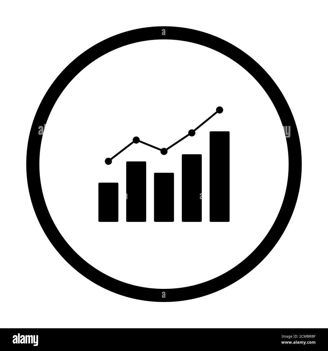 Chart and circle Stock Photo - Alamy