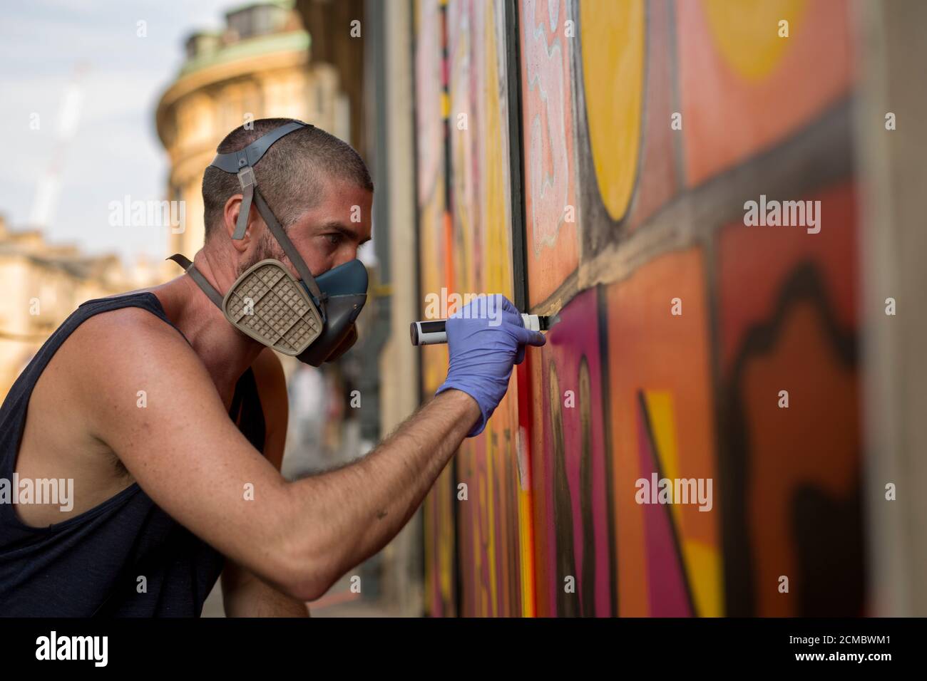 Oxford, United Kingdom. 16 Sep 2020. International Artist Luke Embden ...
