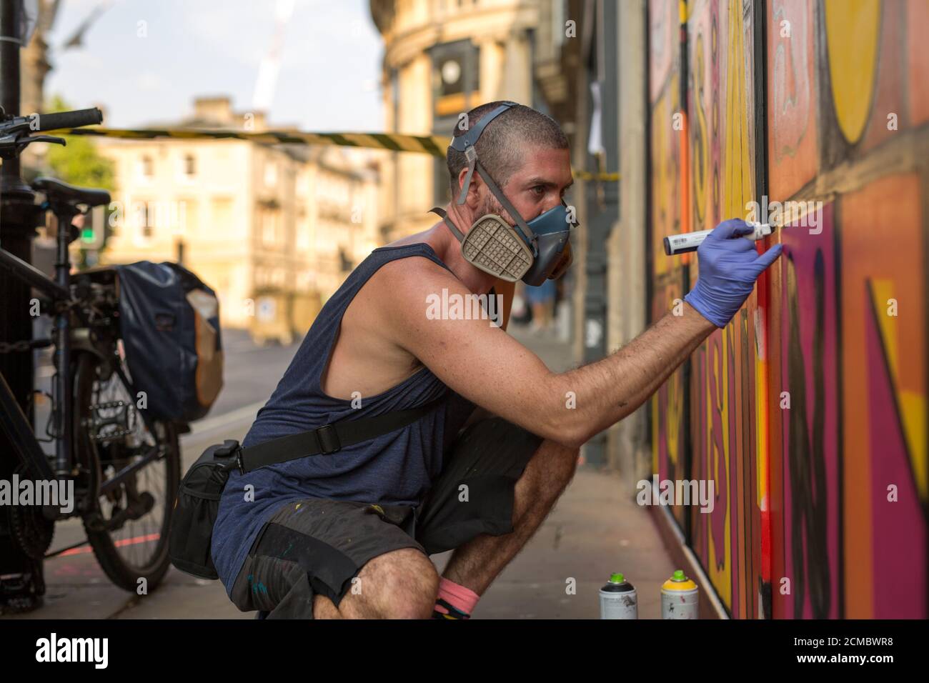 Oxford, United Kingdom. 16 Sep 2020. International Artist Luke Embden ...