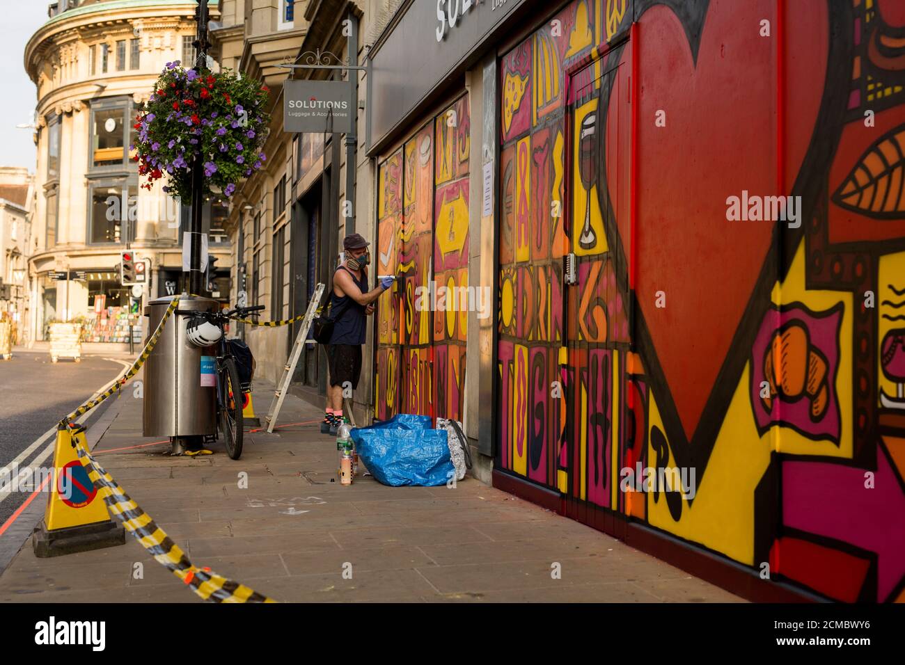 Oxford, United Kingdom. 16 Sep 2020. International Artist Luke Embden ...