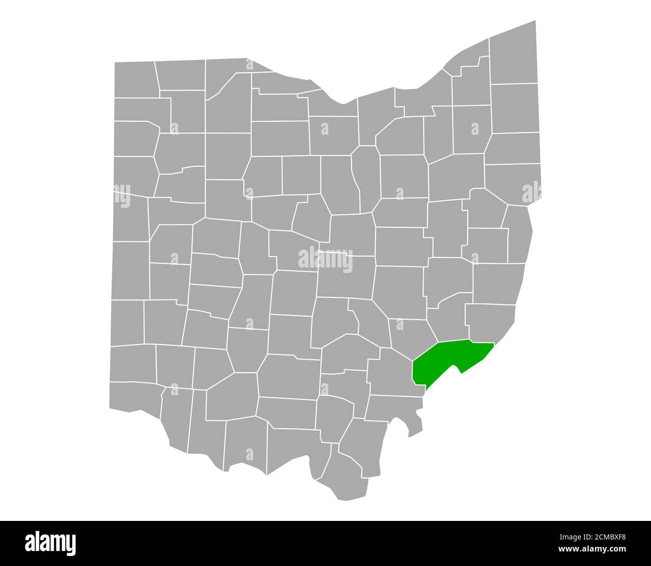 Map of Washington in Ohio Stock Photo - Alamy