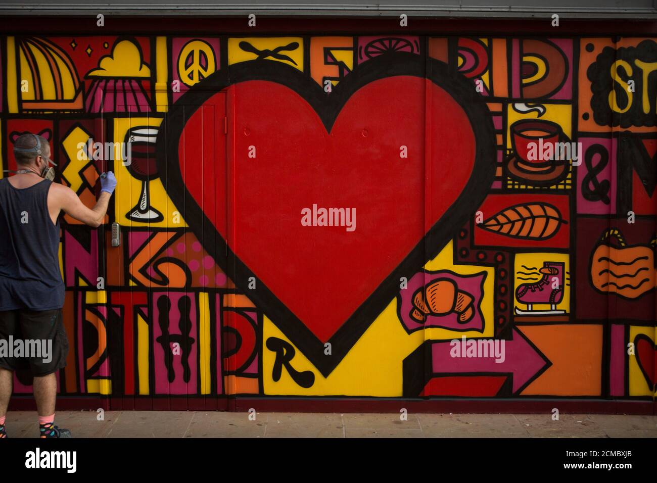Oxford, United Kingdom. 16 Sep 2020. International Artist Luke Embden ...