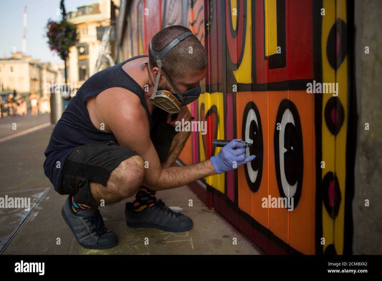 Oxford, United Kingdom. 16 Sep 2020. International Artist Luke Embden ...