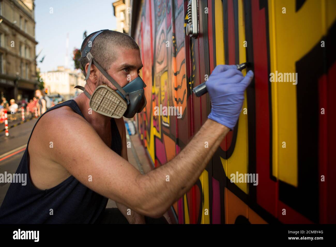 Oxford, United Kingdom. 16 Sep 2020. International Artist Luke Embden ...