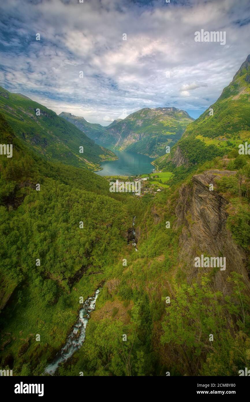 Geiranger hellesylt hi-res stock photography and images - Alamy