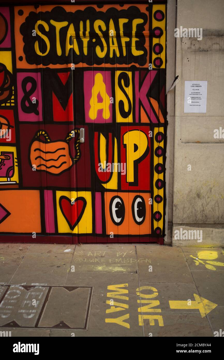 Oxford, United Kingdom. 16 Sep 2020. International Artist Luke Embden ...