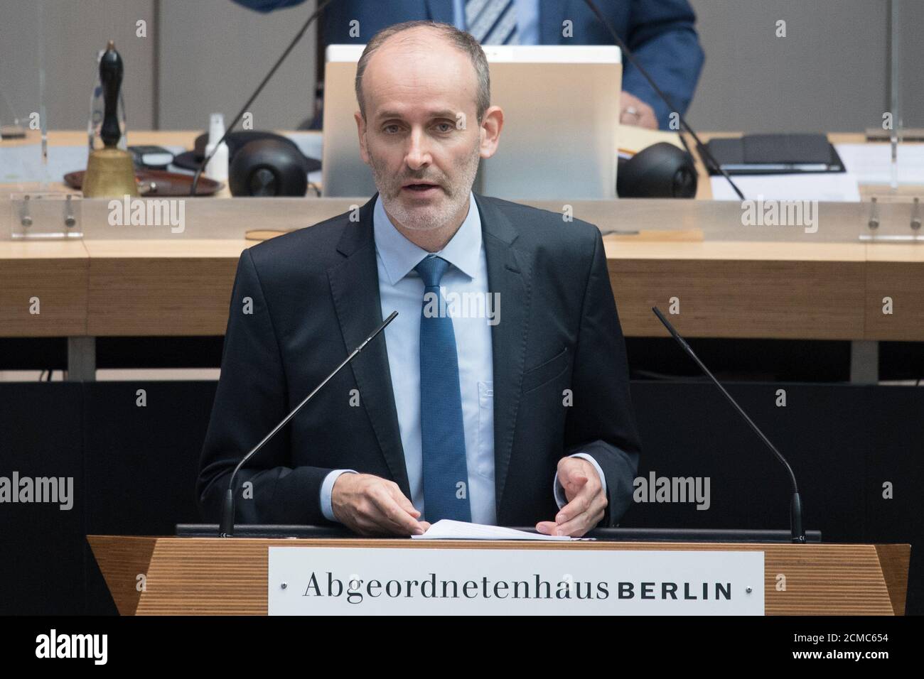 Berlin, Germany. 17th Sep, 2020. Martin Trefzer (AfD) speaks at the ...