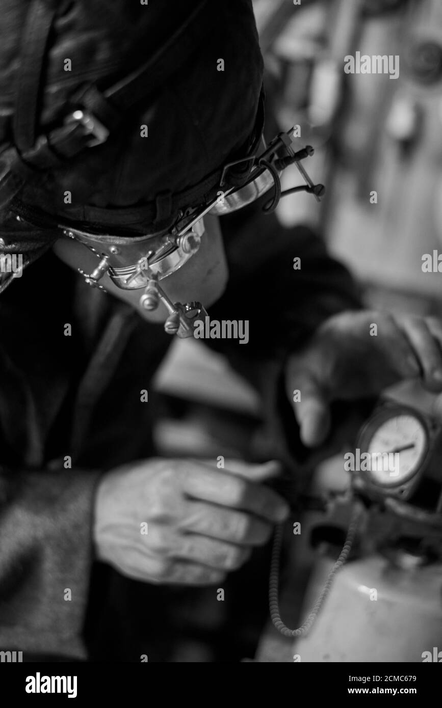 Works mask Black and White Stock Photos & Images - Alamy