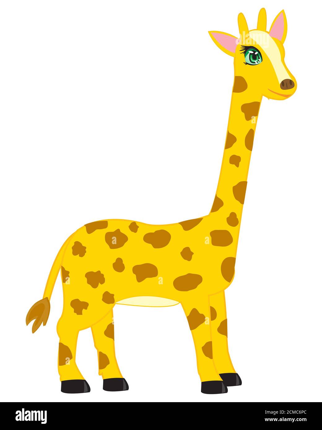 Jirafa Animada Giraffe With Sunglasses Cartoon Clipart Vector