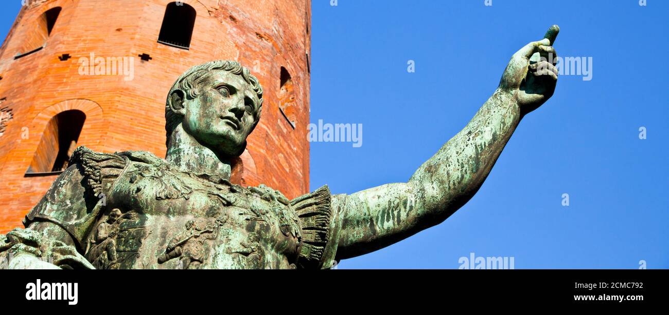The leader: Cesare Augustus - Emperor Stock Photo - Alamy