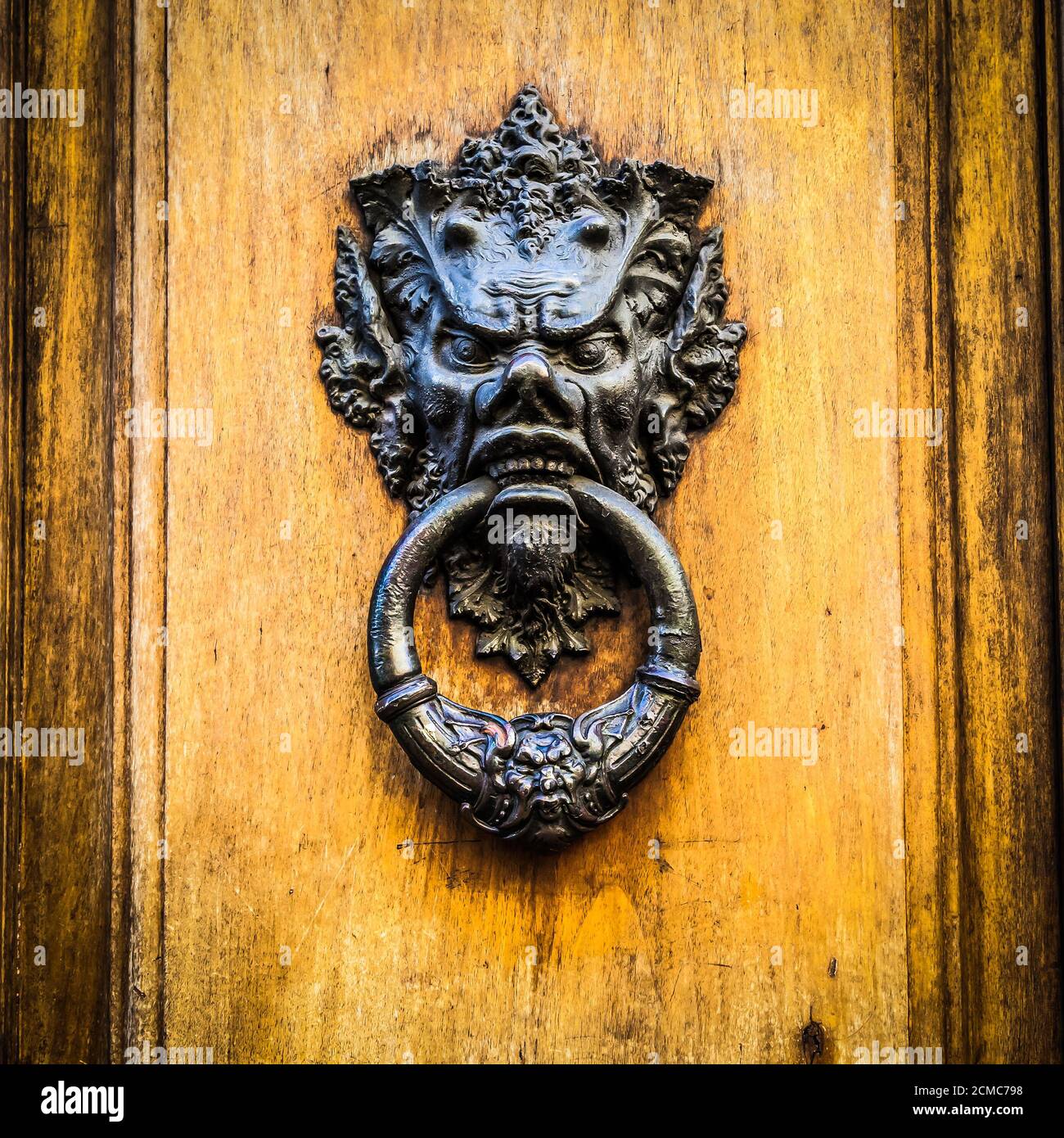Devil Head Door Knocker Stock Photo - Alamy Devil Head Door Knocker Stock Photo - Alamy