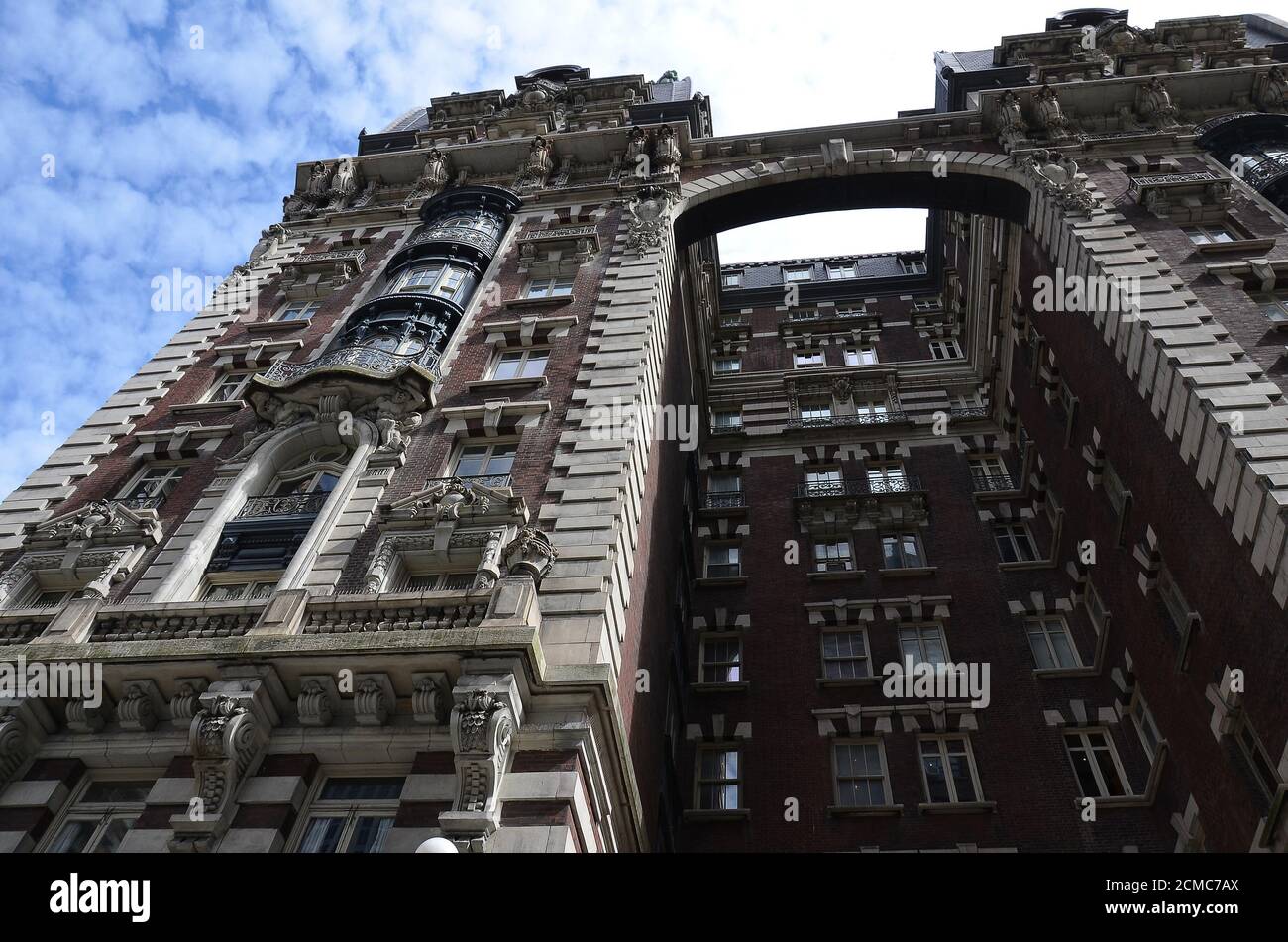 New York City Classic style building in Uppertown Manhattan Columbus ...