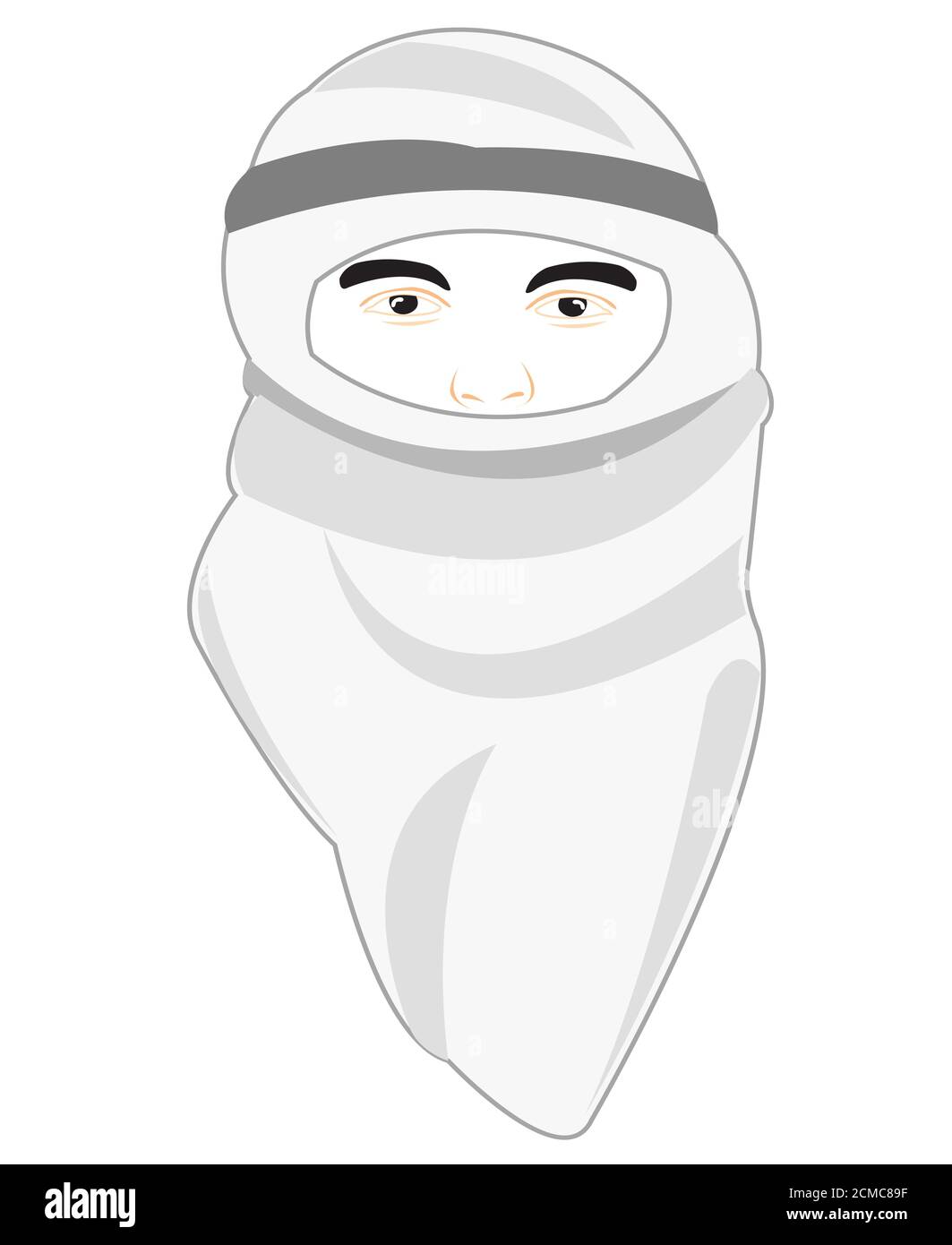 Arab head portrait Cut Out Stock Images & Pictures - Alamy