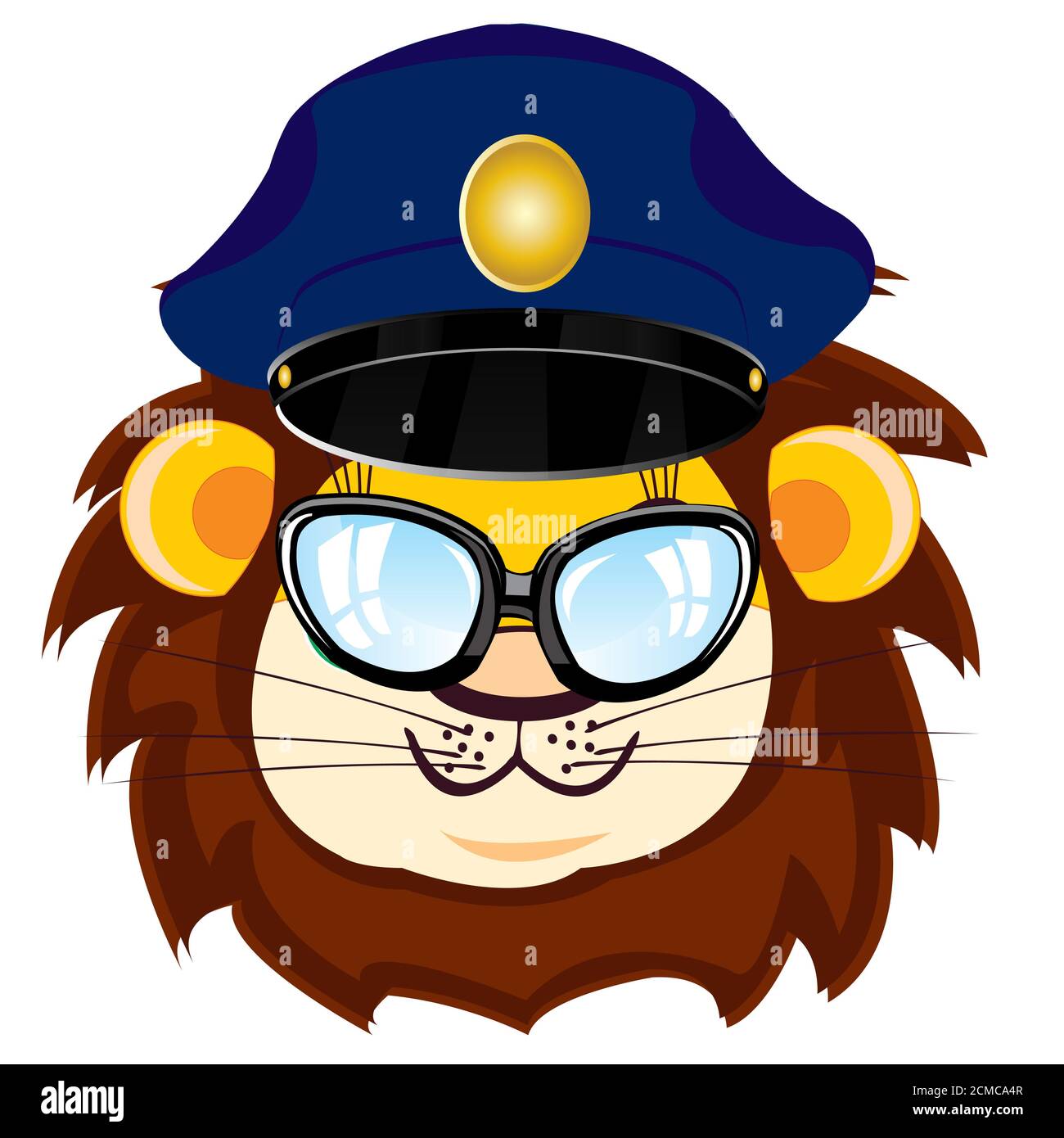 Cartoon lion Cut Out Stock Images & Pictures - Alamy