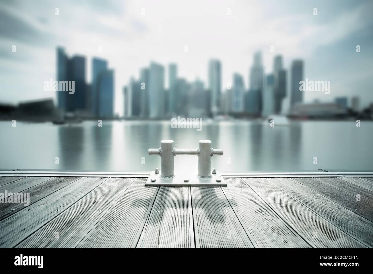 Backlit city skyline Stock Photo - Alamy