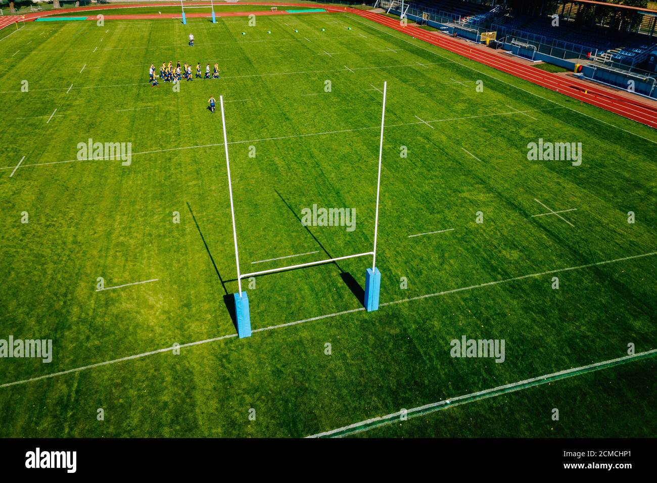 rugby stadium shots from the air Stock Photo - Alamy