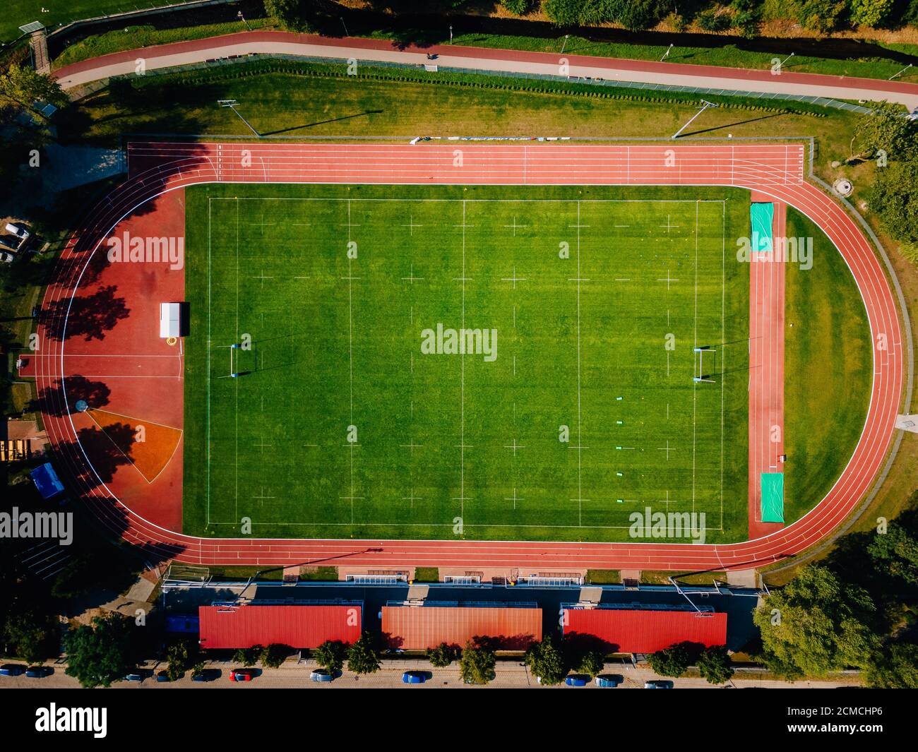 Soccer stadium aerial shots hi-res stock photography and images - Alamy