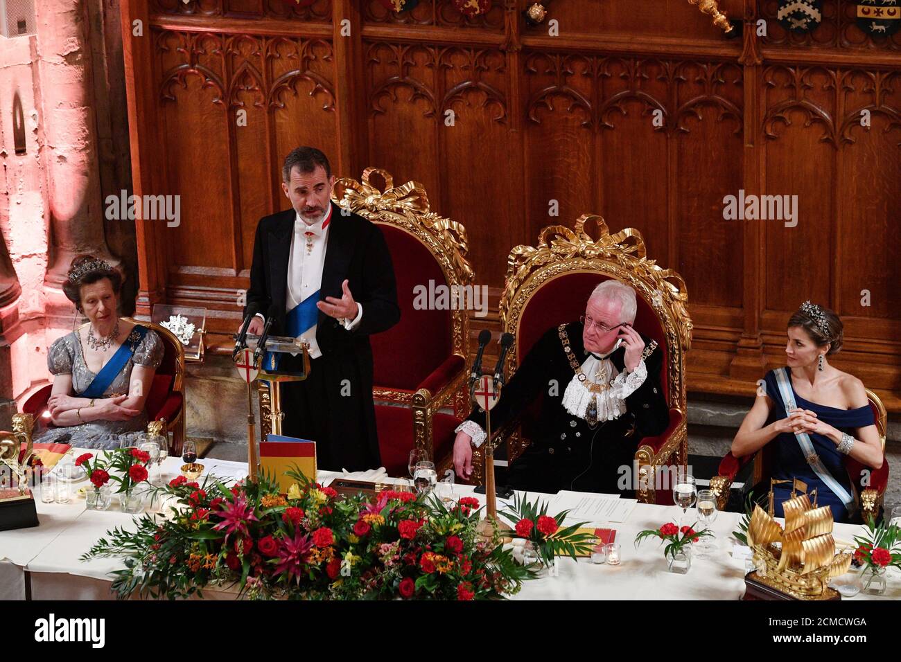 Princess anne state banquet in hi-res stock photography and images - Alamy
