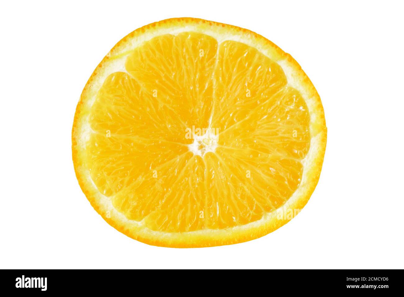 citrus slice, ripe orange isolated on white background Stock Photo - Alamy