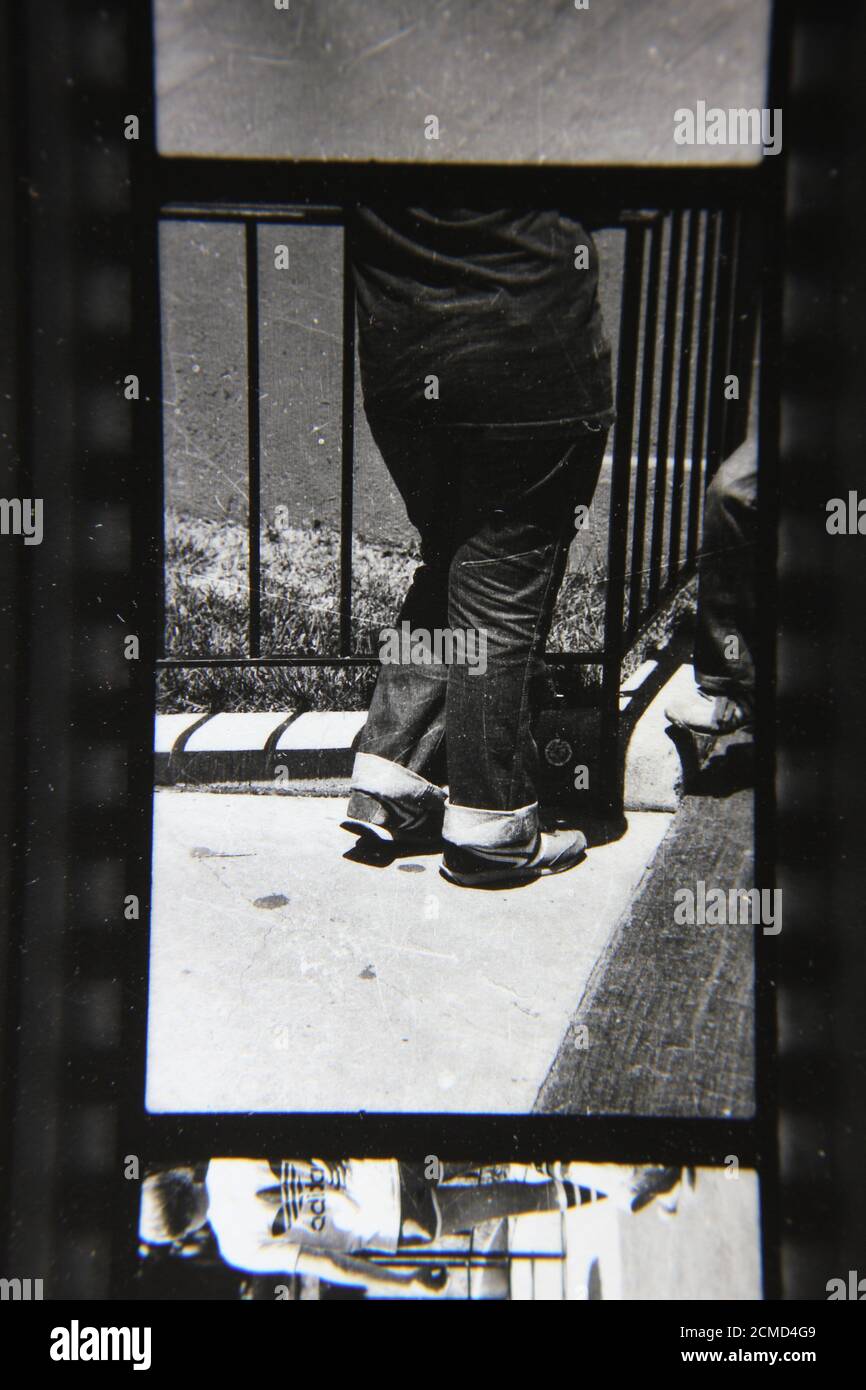 Fine 70s vintage black and white photography of a regular rear end ...