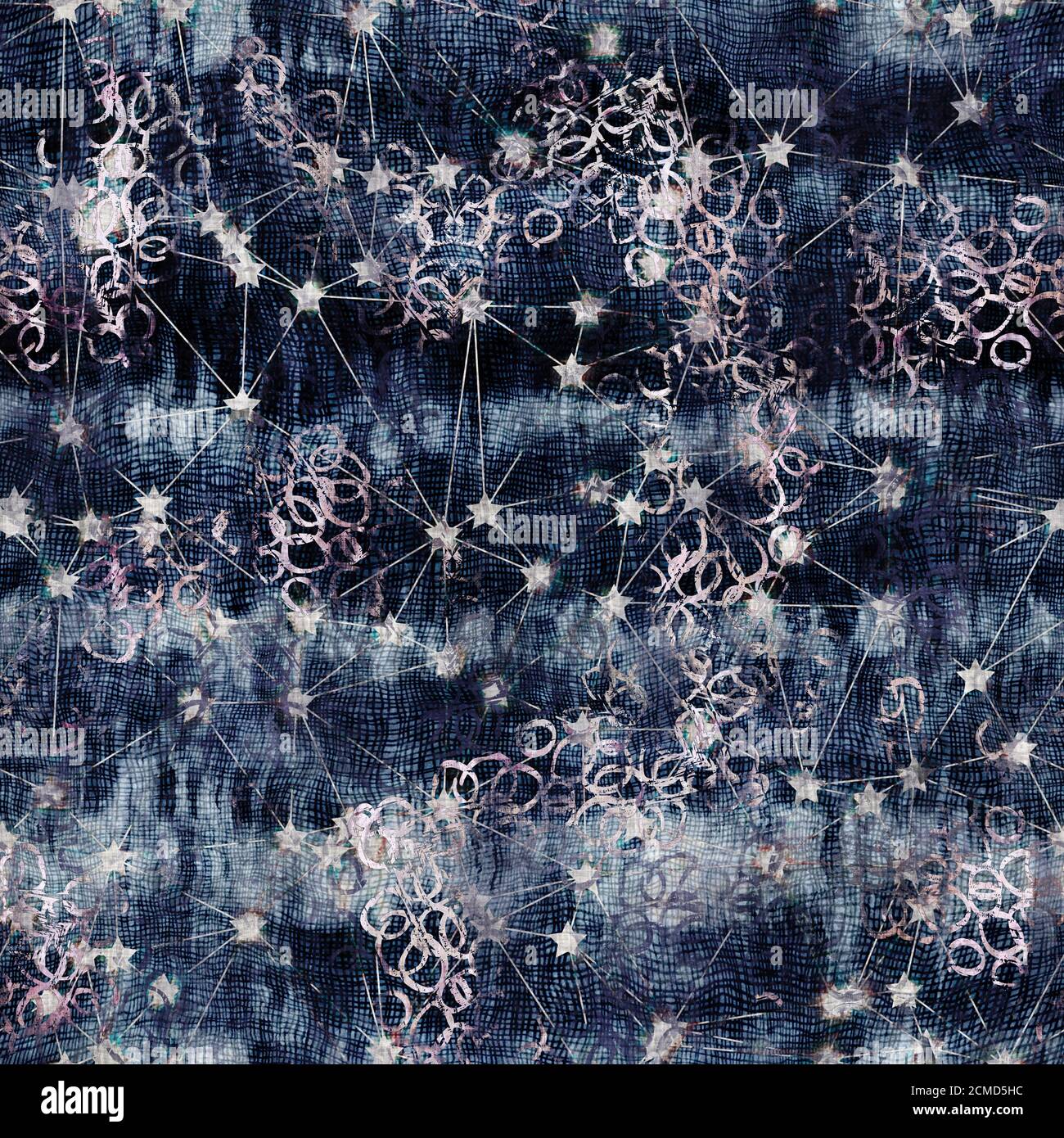 Mixed media collage drawn seamless pattern swatch Stock Photo - Alamy