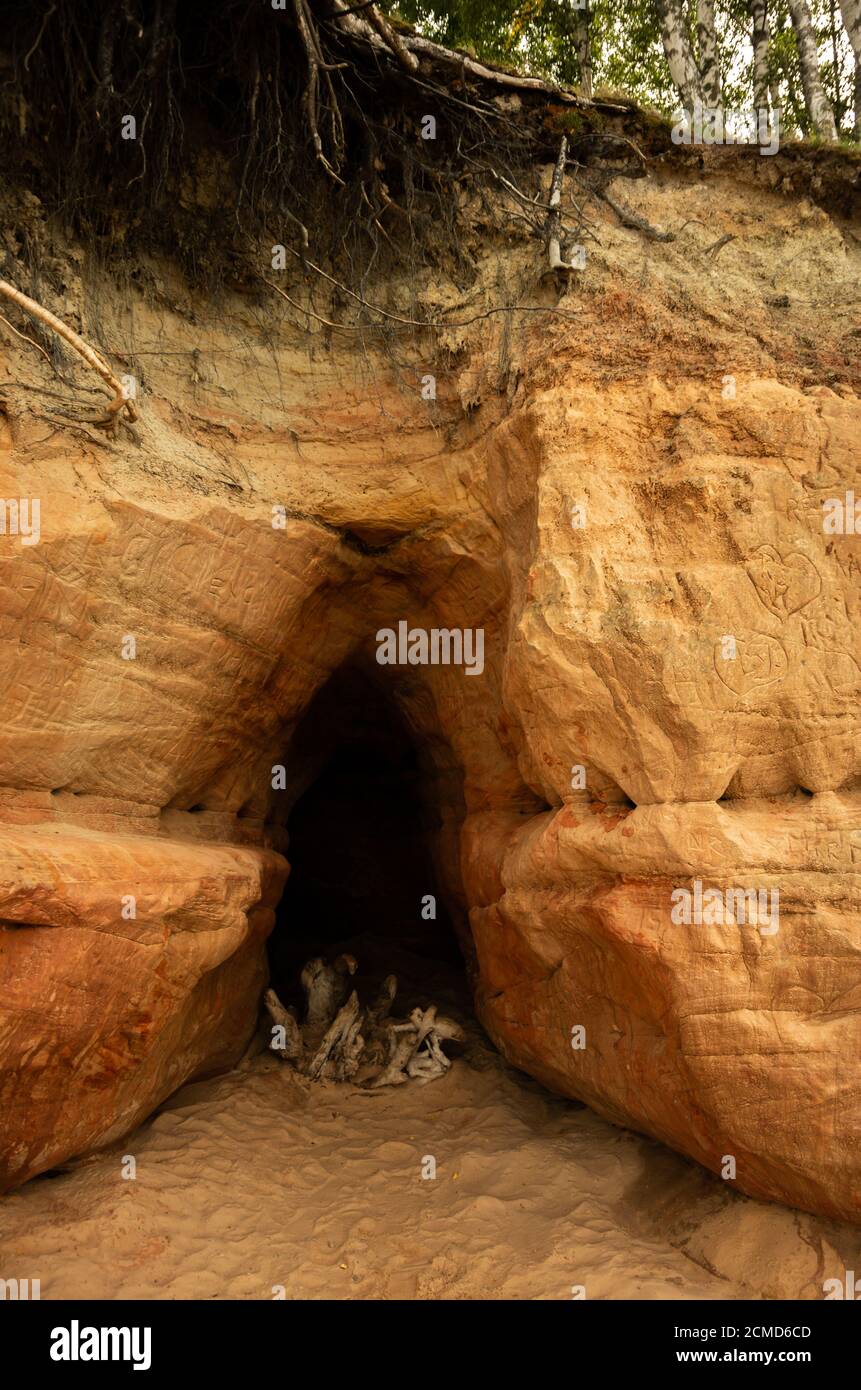 Tree cave person hi-res stock photography and images - Alamy
