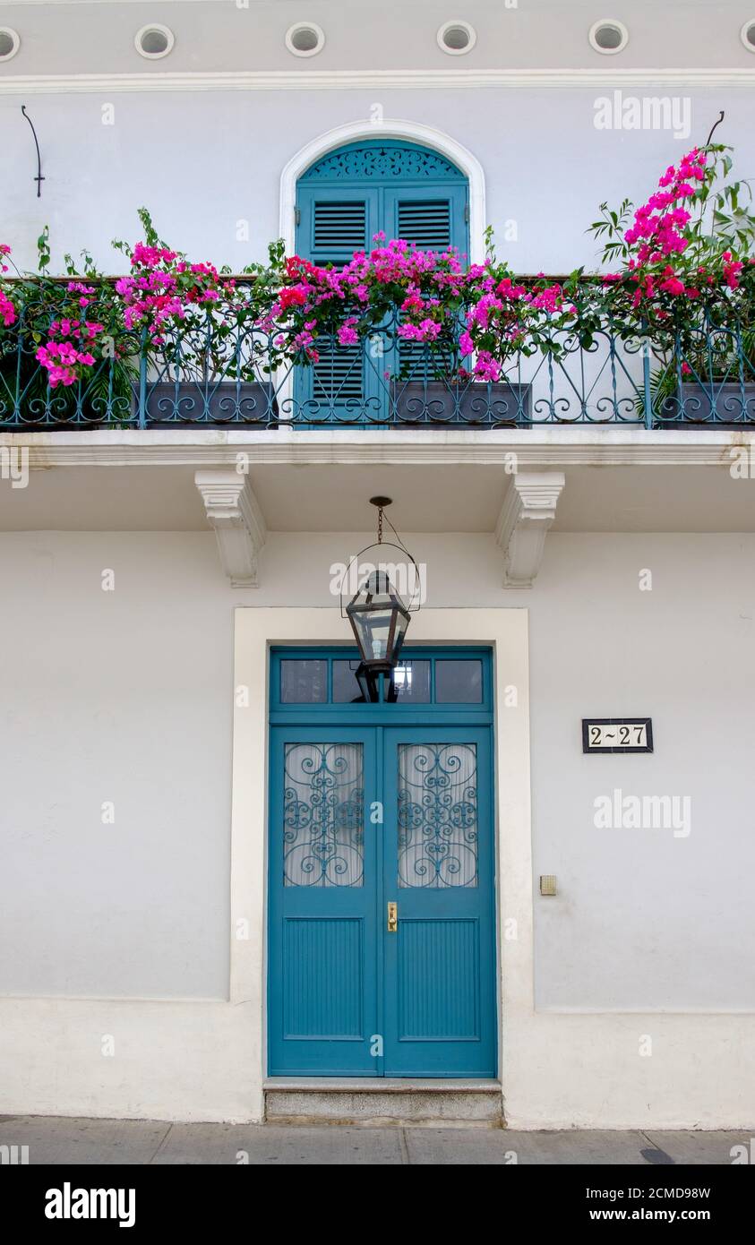 CASCO VIEJO, PANAMA - Feb 25, 2020: Colors and architecture of the ...
