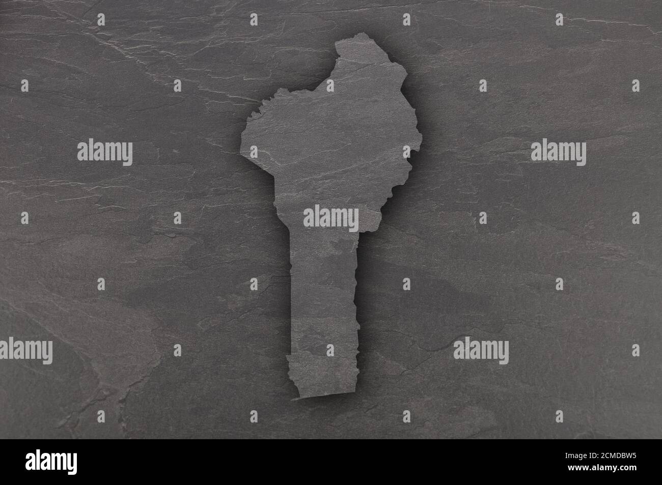 Map benin shadow hi-res stock photography and images - Alamy