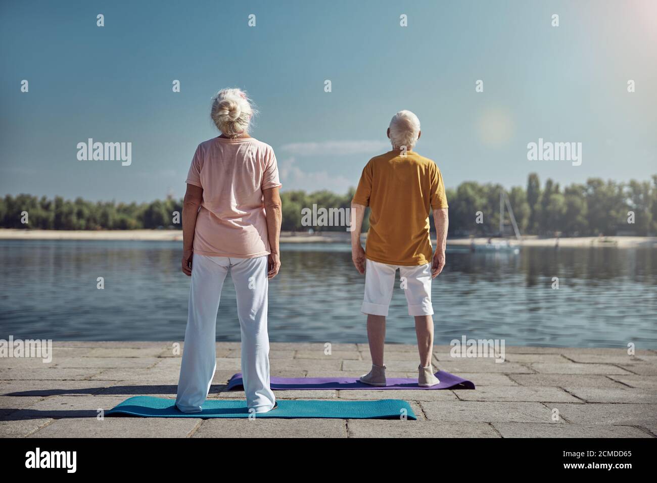Neck stretch exercise hi-res stock photography and images - Alamy