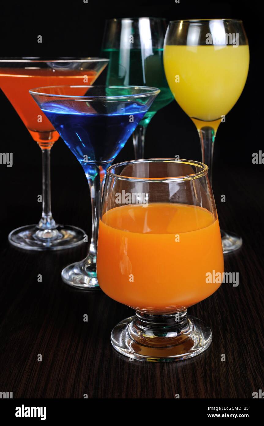 Variety drinks hi-res stock photography and images - Alamy