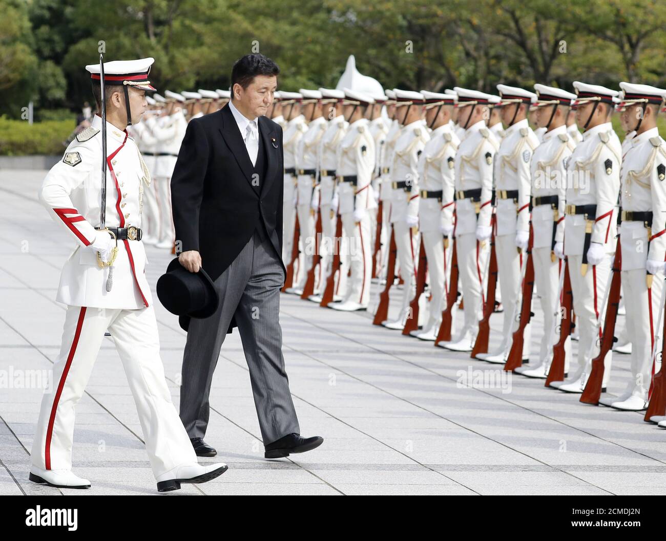 Tokyo, Japan. 17th Sep 2020. Japan's new defense minister, Nobuo Kishi ...