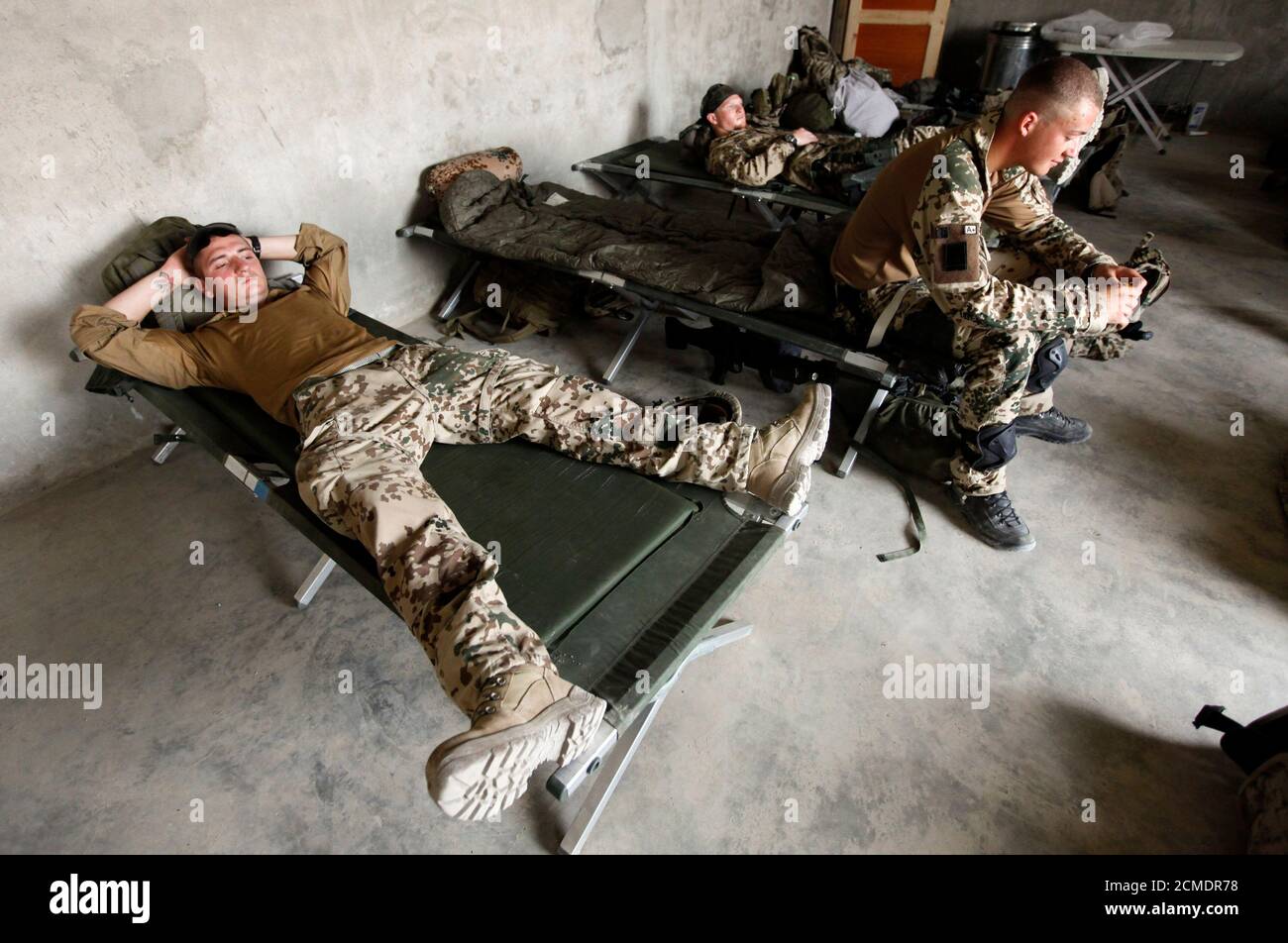 German Bundeswehr Quick Reaction Force High Resolution Stock ...