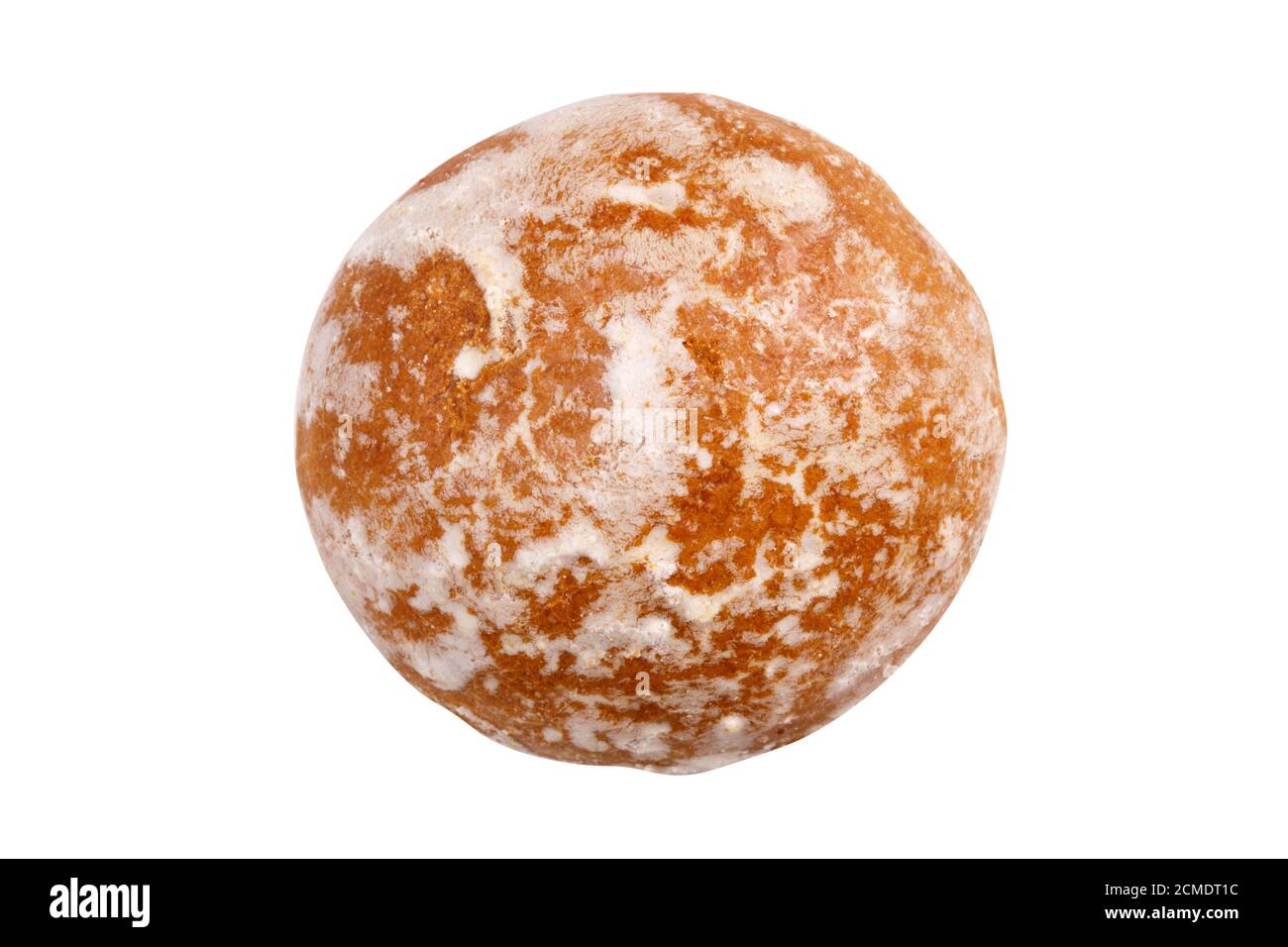 round gingerbread isolated on white background Stock Photo - Alamy