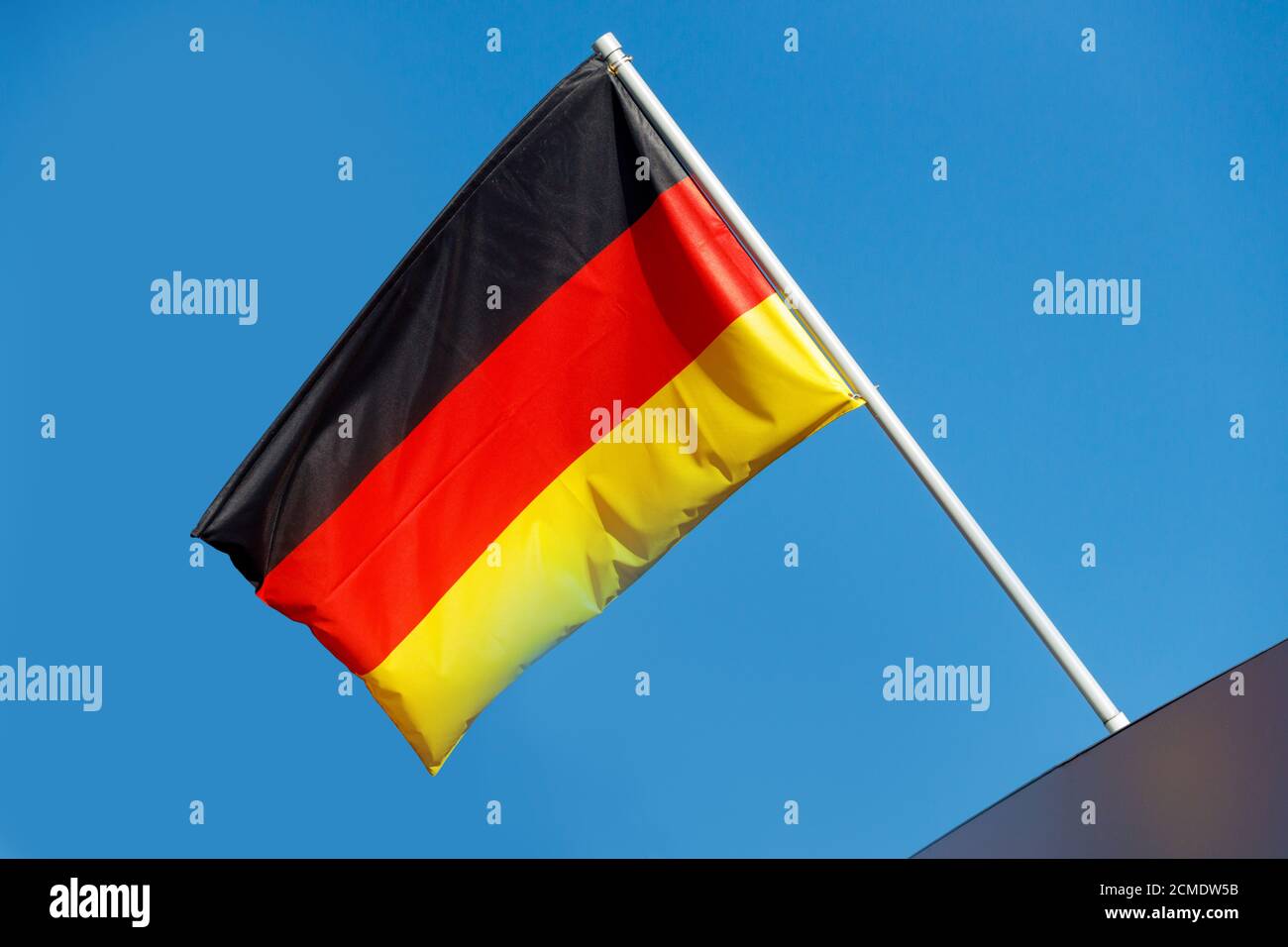 Germany flag on a pole hi-res stock photography and images - Alamy