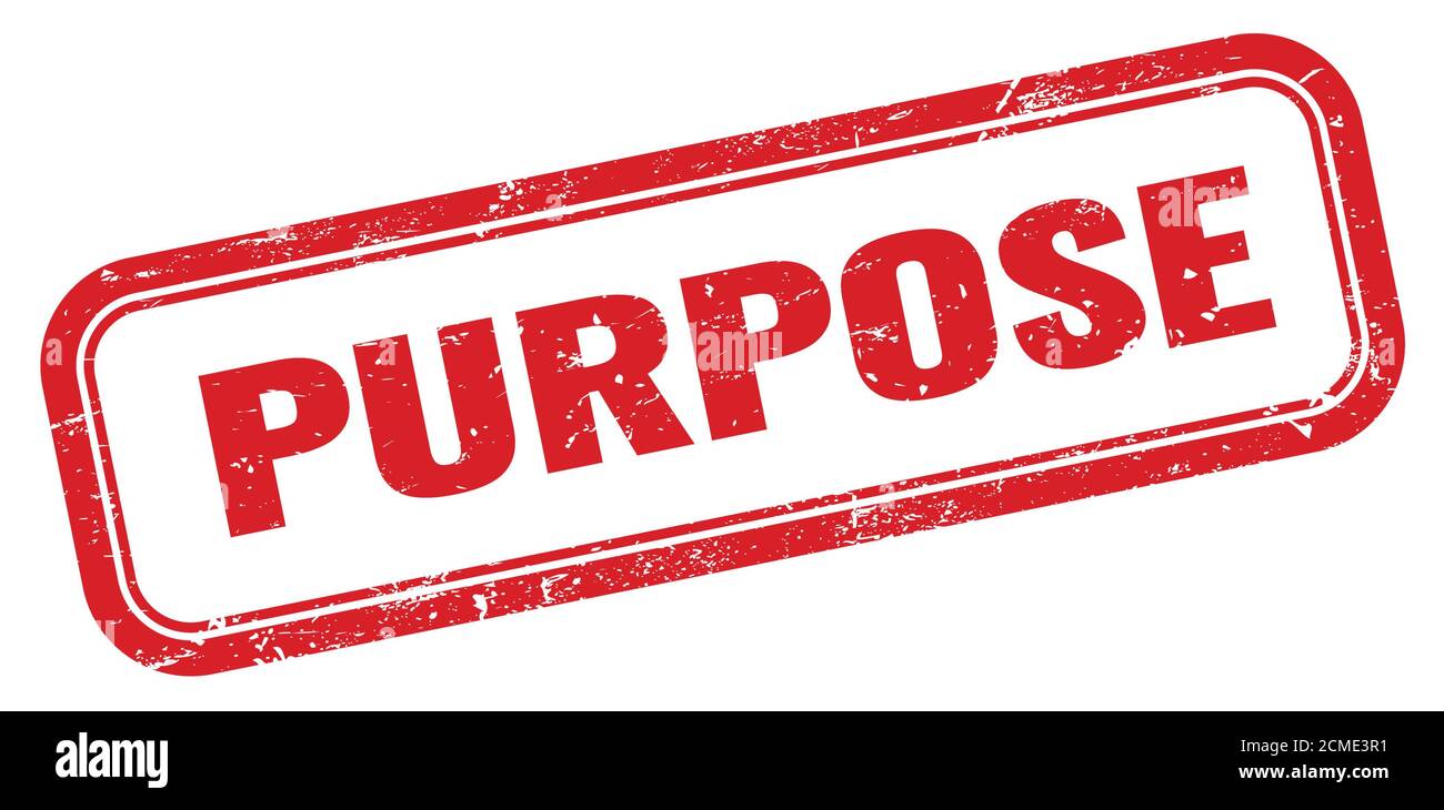 Purpose stamp hi-res stock photography and images - Alamy