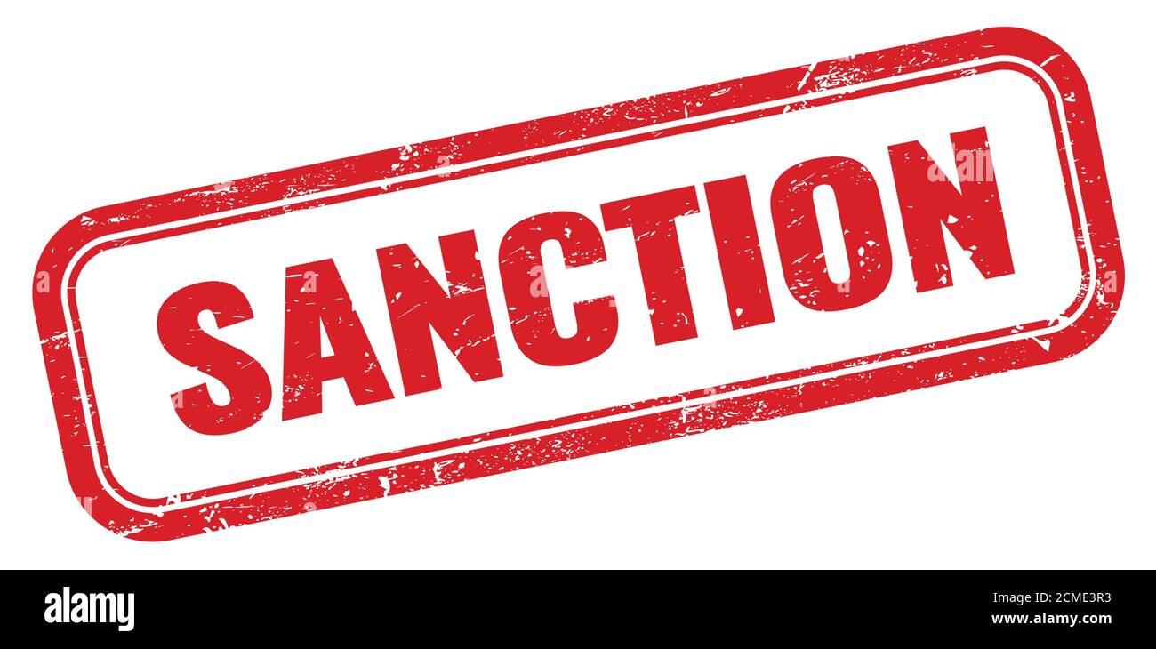 Sanction Stamp High Resolution Stock Photography and Images - Alamy