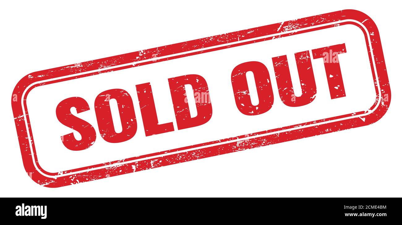 Vintage sold out sign hi-res stock photography and images - Alamy