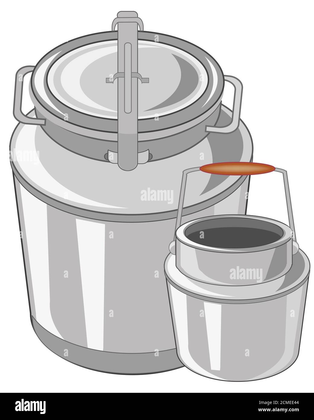 Can and flask Stock Photo - Alamy