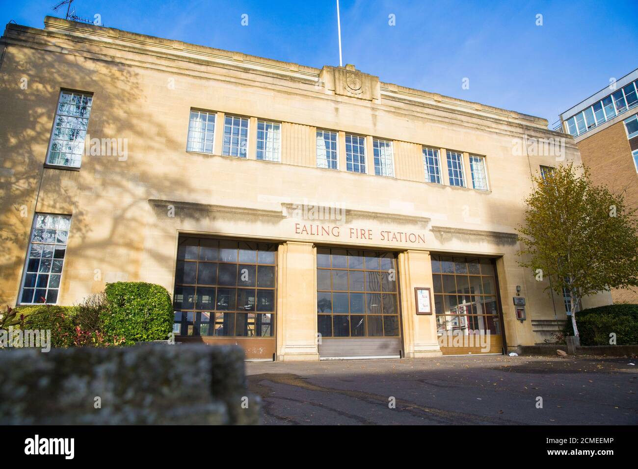 Ealing Fire Station Stock Photo - Alamy