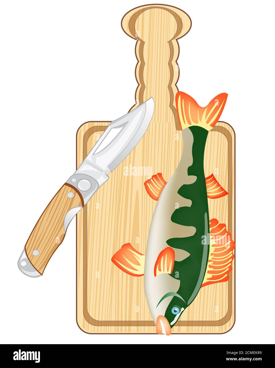 Fish on board Stock Photo - Alamy