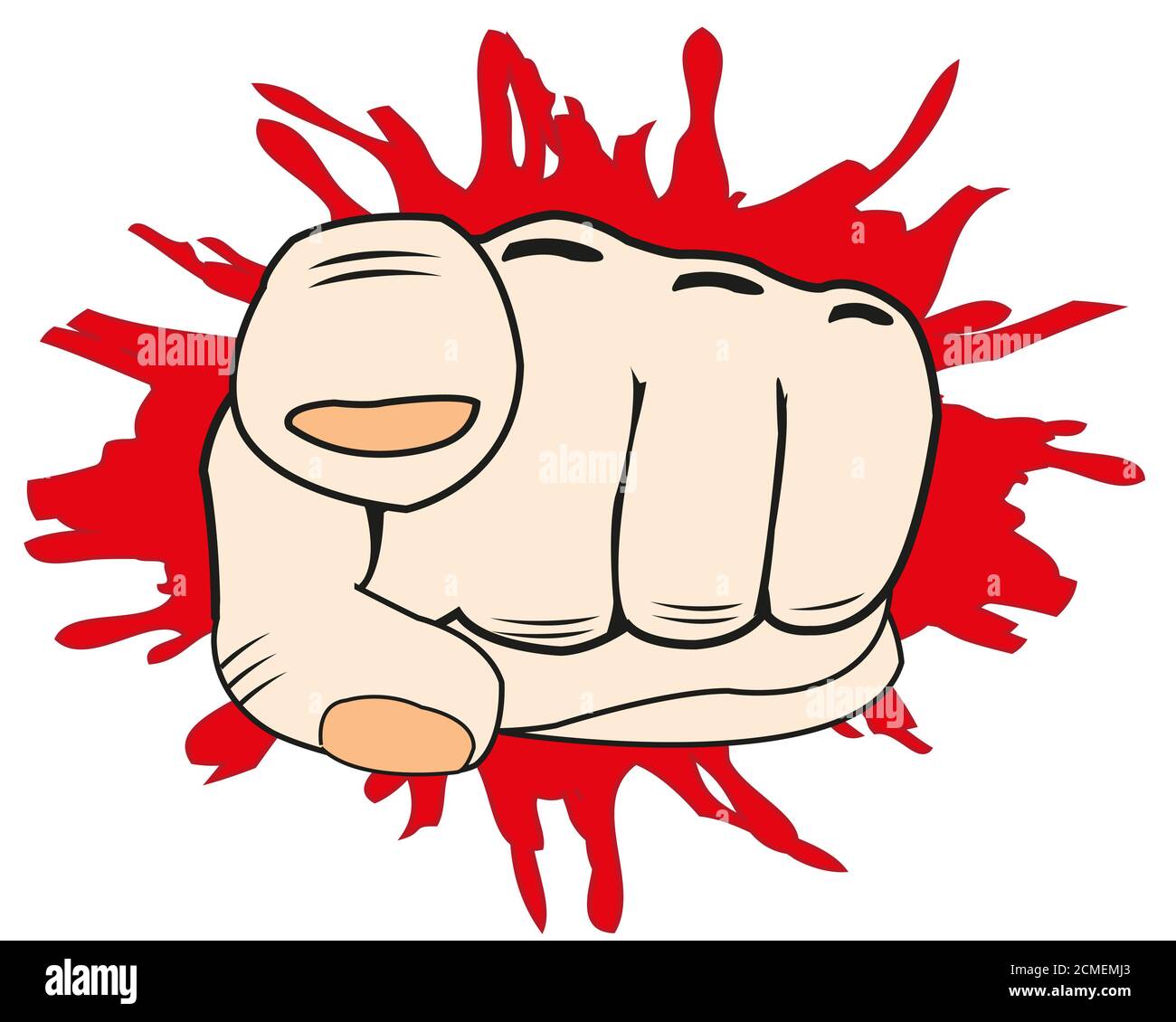 Index finger of the person Stock Photo - Alamy