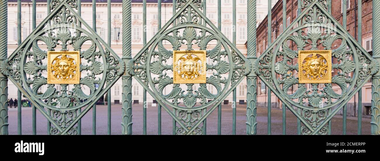 Royal Palace Fence Stock Photo - Alamy
