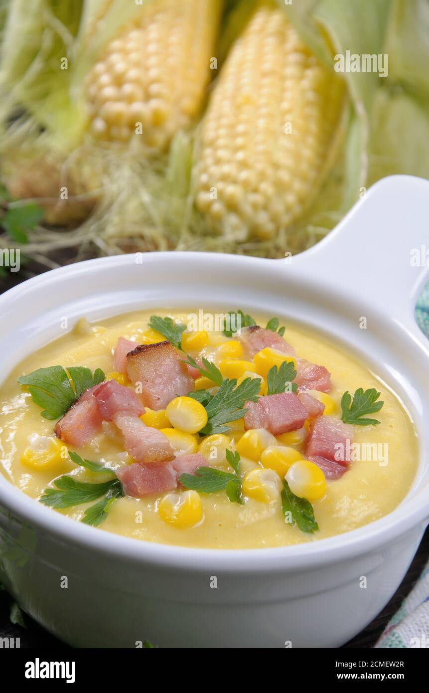 Corn puree hi-res stock photography and images - Alamy