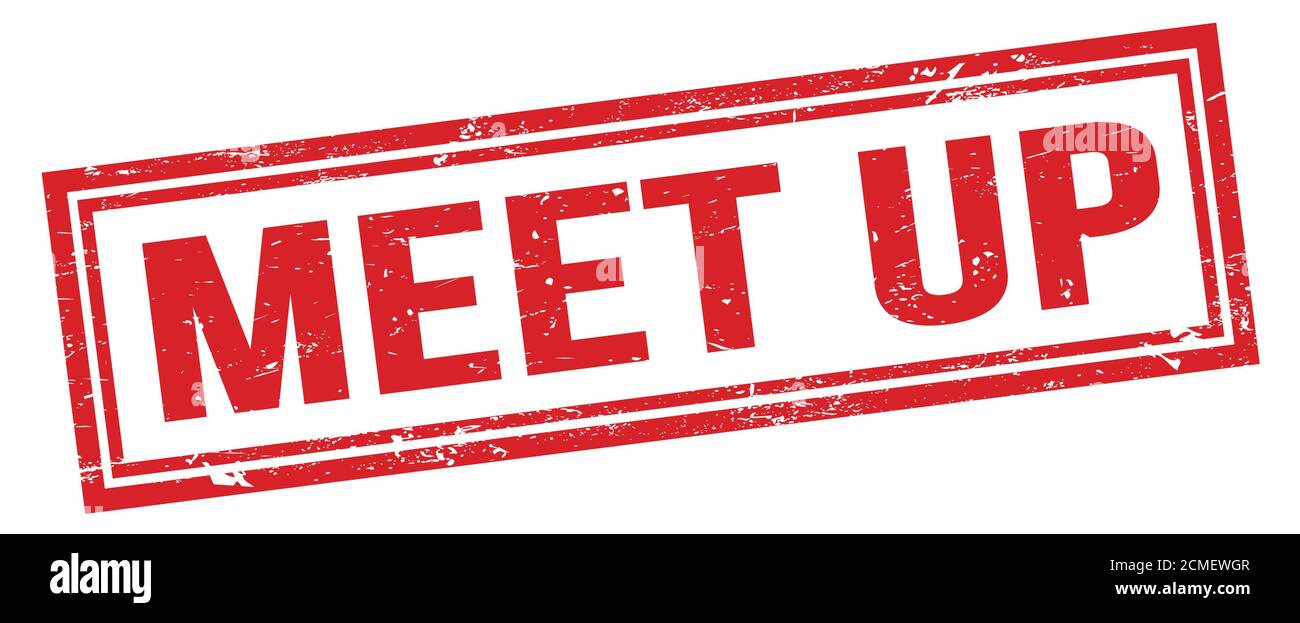 Meet up stamp Cut Out Stock Images & Pictures - Alamy